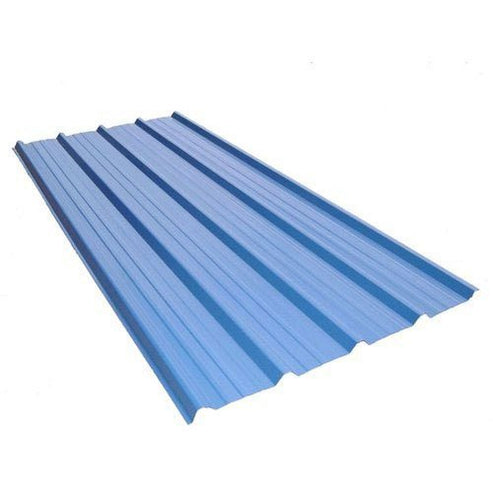 Blue Color Coated GI Roofing Sheet - 0.40mm Thick (Minimum Order 100 S ...